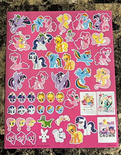 Montco Crafts My Little Pony Coloring Kit Pop Outz and Activity Play Set with Markers, Stickers and More