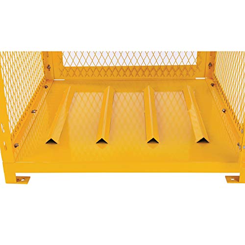 Global Industrial Storage Cabinet Single Door Horizontal, 4 Cylinder Capacity