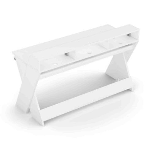 Glorious Sound Desk Pro White Professional Studio Workstation, White