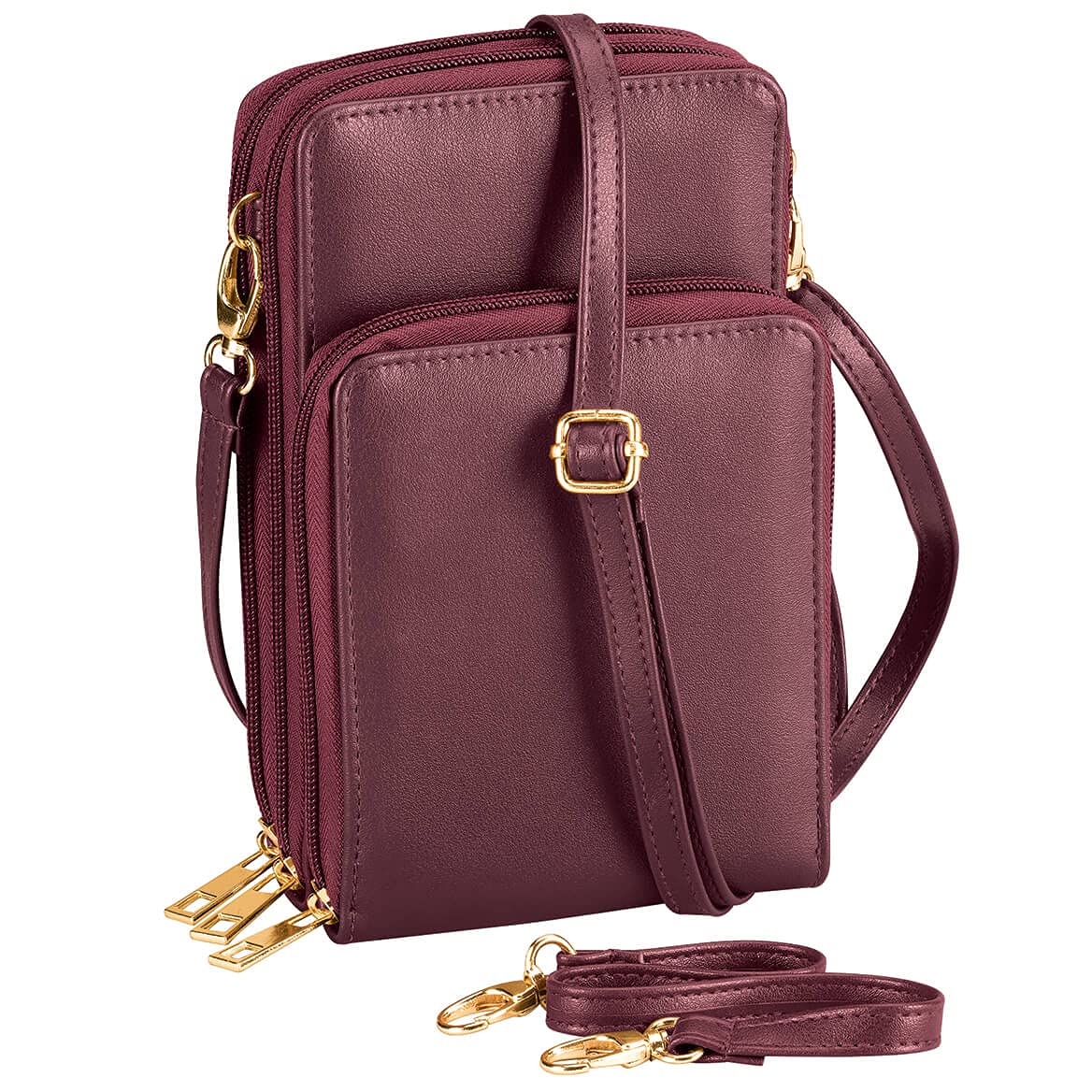 Multi-Compartment Cellphone Purse with Touch Screen