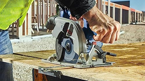 BOSCH GKS18V-22B25 18V Brushless Blade-Right 6-1/2 In. Circular Saw Kit with (2) CORE18V 4 Ah Advanced Power Batteries