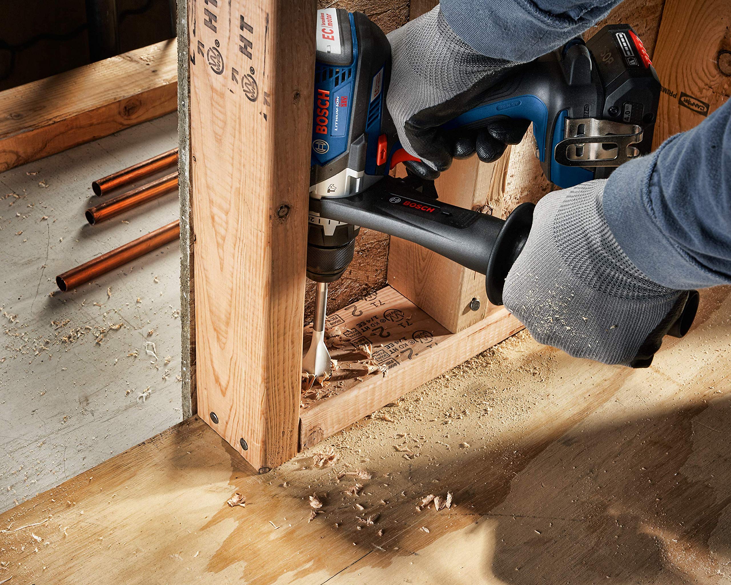 BOSCH NS1017 1-1/4 In. x 6 In. Nail Strike Wood-Boring Spade Bit