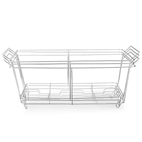 Disposable Chafing Dish Buffet Set Food Warming Trays - Buffet Set Trays Food Warmers for Parties & Events - Replacement Chafing Dishes for Catering (3 Wire Racks)