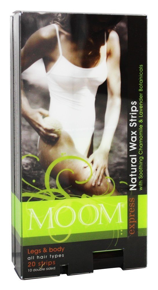 Moom Express Pre Wax Strips For Legs And Body - 20 Strips