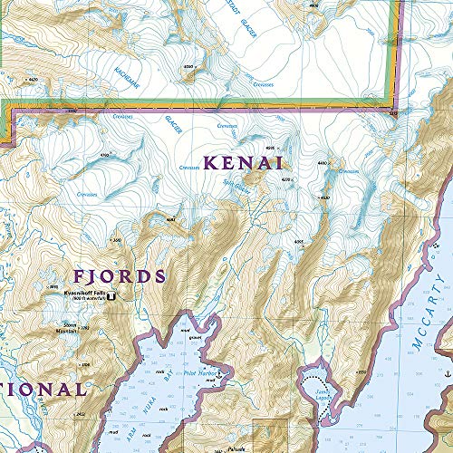 Kenai Fjords National Park Map (National Geographic Trails Illustrated Map, 231)