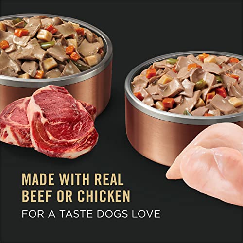 Purina Pro Plan High Protein Dog Food, Wet Dog Food Variety Pack, Classic Pate Entrees - (Pack of 12) 13 oz. Cans