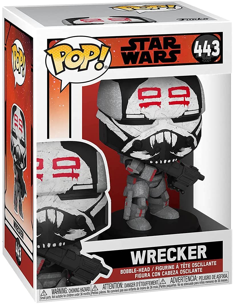 POP Star Wars: Bad Batch - Wrecker Funko Pop! Vinyl Figure (Bundled with Compatible Pop Box Protector Case) 3.75 inches