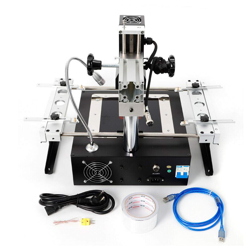 BGA Rework Station Infrared Welding Machine SMD Soldering Reflow Station Welder Repair Heating Reballing IR6500 1250W CE Certification Fit Xbox360 PS3