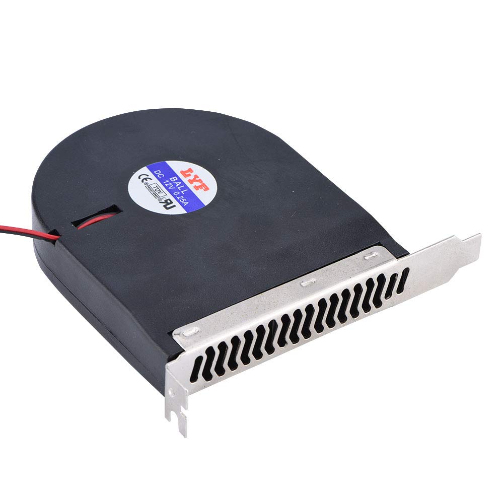 Bewinner Cooling Fan for Cooling Video Cards Mini System PCI Slot Blower CPU Case DC Cooling Fan New Cooling Fans PCI for Computer