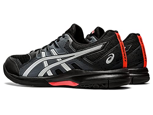 ASICS Men's Gel-Rocket 9 Indoor Court Shoes, 7M, Black/Sunrise Red