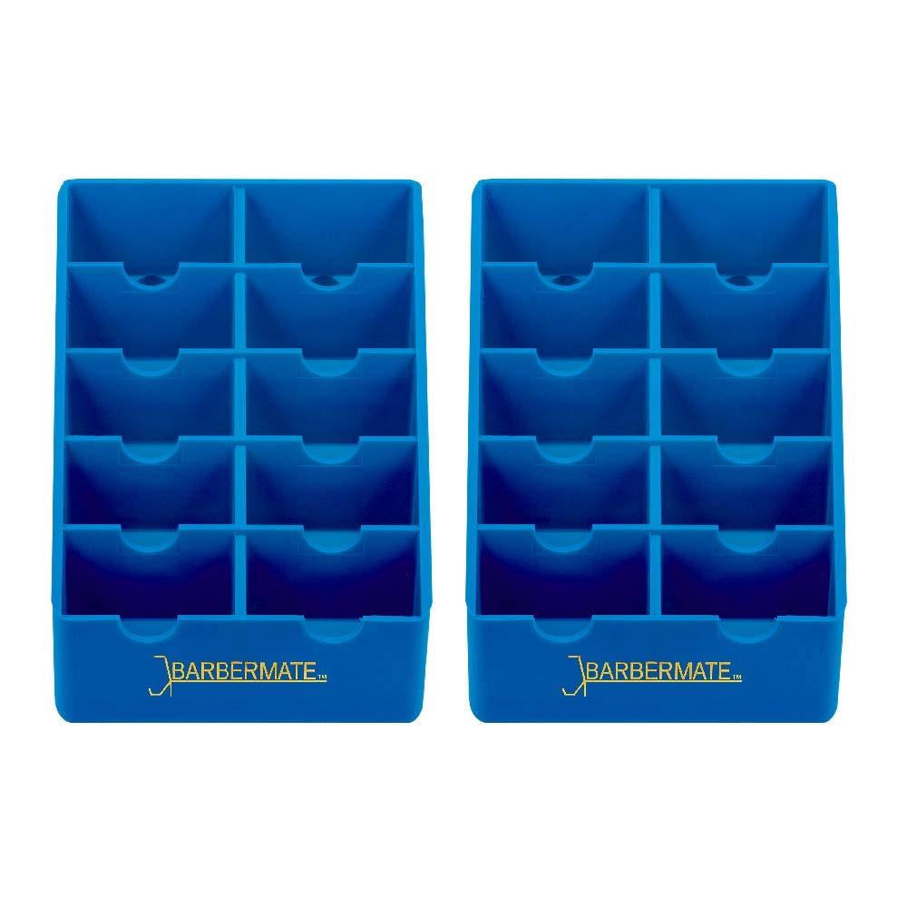 BarberMate Blade Rack for Barbers and Stylists (Blue)