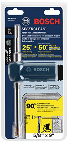 BOSCH HCD2101 5/8 In. x 9 In. SDS-plus Speed Clean Dust Extraction Bit