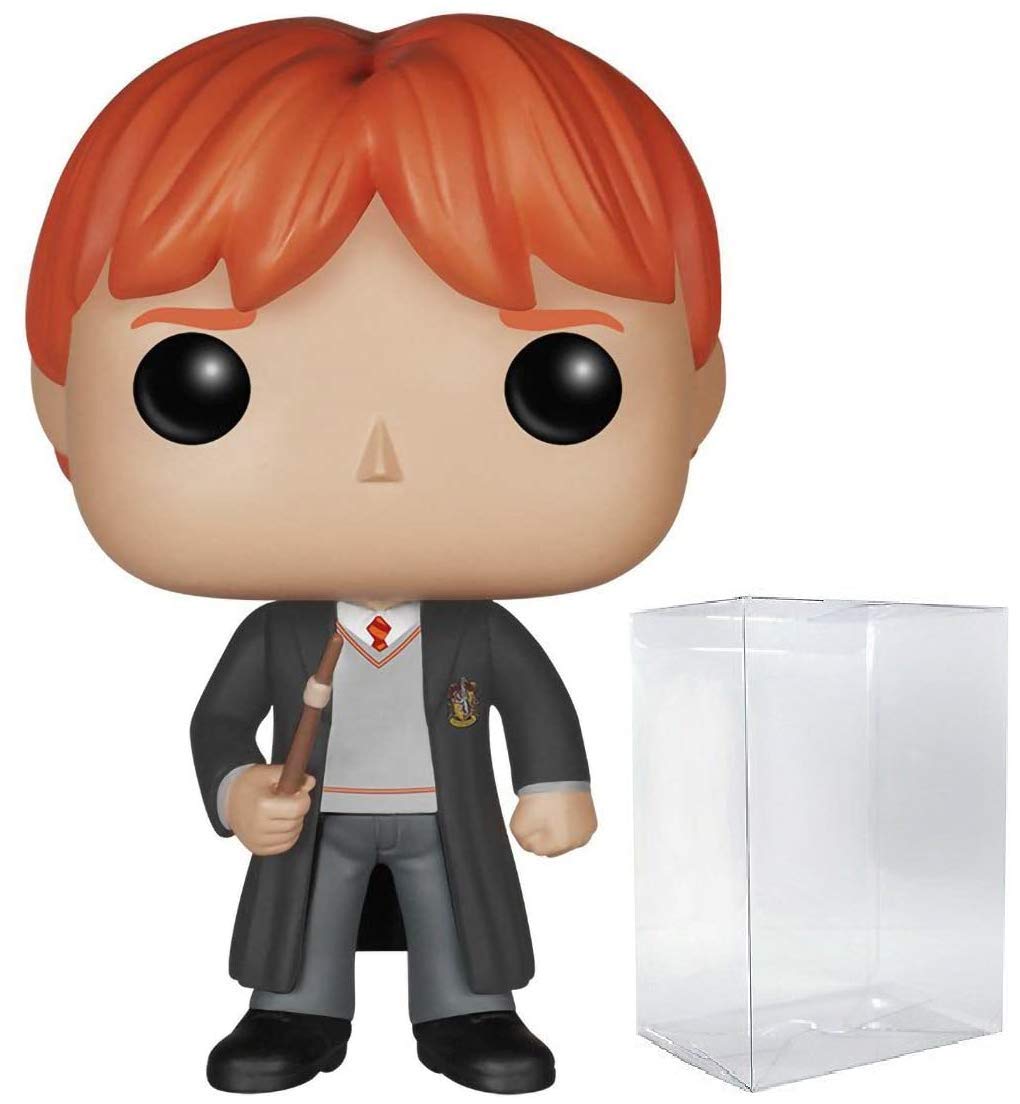 Funko Pop! Movies: Harry Potter - Ron Weasley #02 Vinyl Figure (Bundled with Pop Box Protector Case)