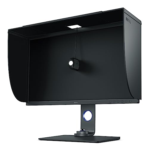 BenQ SW321C Photo Video Editing Monitor 32" 4K UHD | 99% AdobeRGB,100% sRGB,95% P3 | IPS | Hardware Calibrated | 16 bit 3D LUT | DeltaE ≤2 | Uniformity | HLG | AQCOLOR | Ergonomic | USB-C(60W) , Black