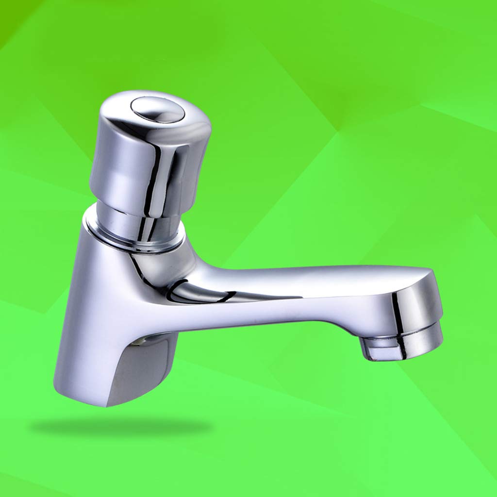Auto Self Closing Water Saving Tap Bathroom Basin Cold Faucet Delay Push Button Faucet Faucet Water Filter Faucet Water Filter for Kitchen Sink Faucet Water Filter Replacement Faucet Water Filter