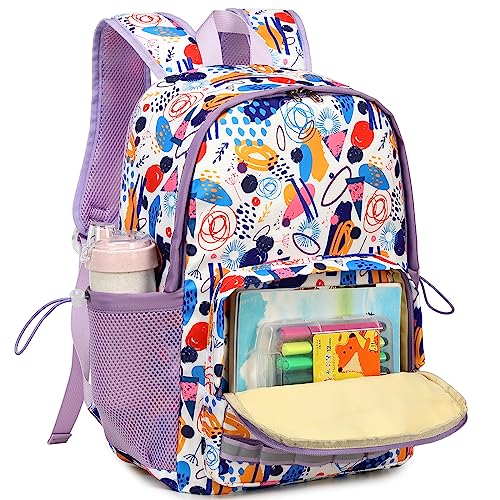 CAMTOP Elementary Backpack for Kids Girls Backpack Middle School Bookbags Causal Daypack Travel (Graffiti Backpack)