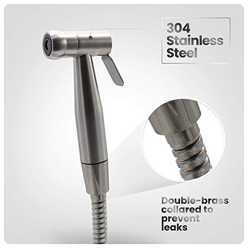 Bidet Sprayer for Toilet, Handheld Bidet Sprayer Attachment, Cloth Diaper Shower Spray Washer for Bathroom β Bidet Handheld Toilet Water Sprayer - Easy 10-Minute Installation