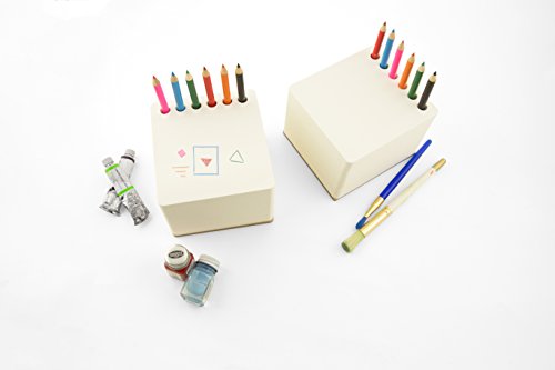 Three by Three Seattle Jotblock Chunky Sketchpad, 4.75" x 4.25" x 3.25", Assorted (70070),Small