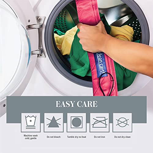 Clean Cart Secure Shopping Cart Handle Cover with Ultra-Fresh Technology, Bright Colors, 3-Pack