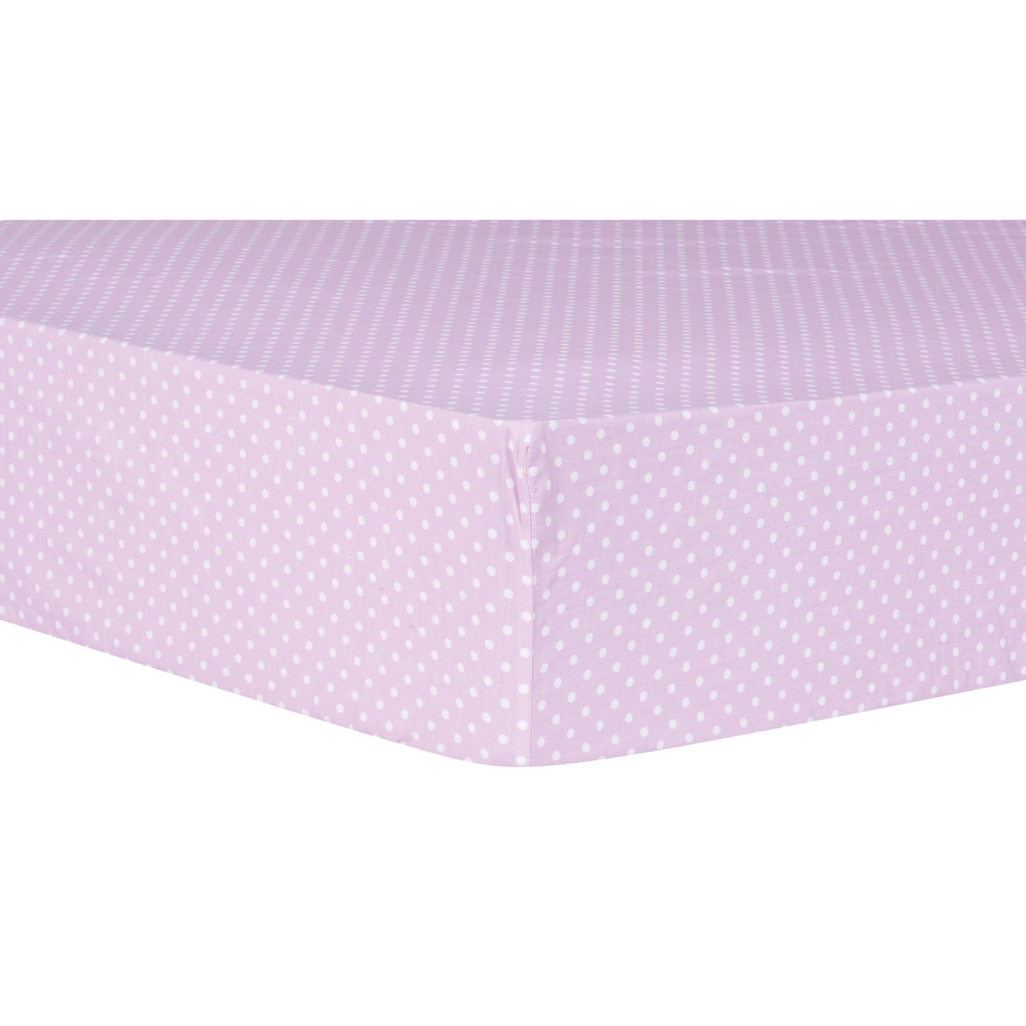 Trend Lab Orchid Bloom 3 Piece Crib Bedding Set, Can Be Used As A Blanket Or A Playmat for Tummy Time, Includes Quilt, Fitted Crib Sheet and Skirt