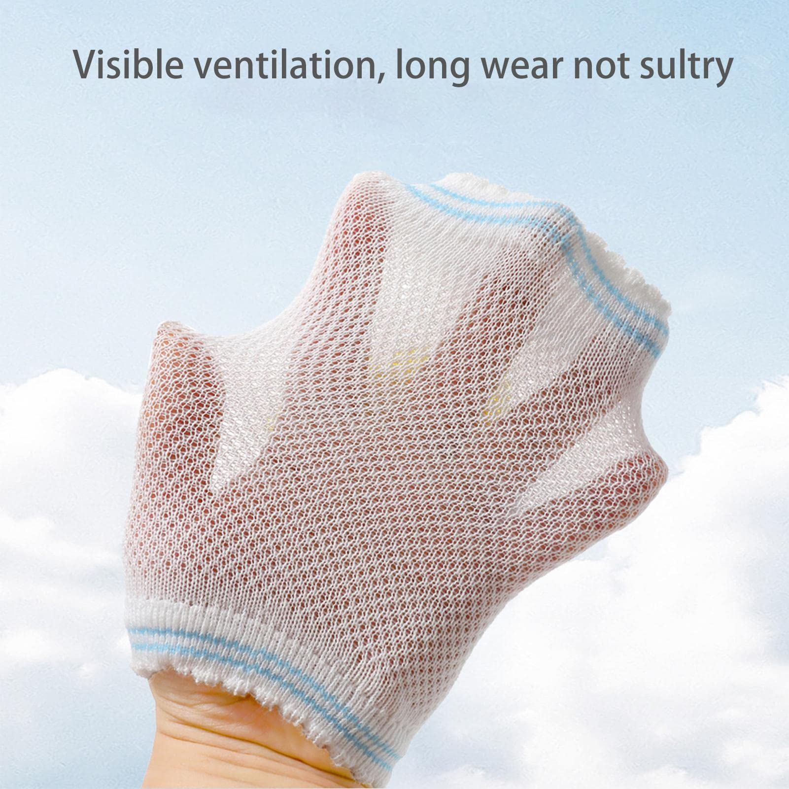 Littryee Baby Knee Pads for Crawling, Breathable Baby Knee Protector Pads, High Elastic Sponge Knee Protector, Anti-Slip Baby Knee Pads Unisex Infant Kneepads for Crawling and Learning to walk