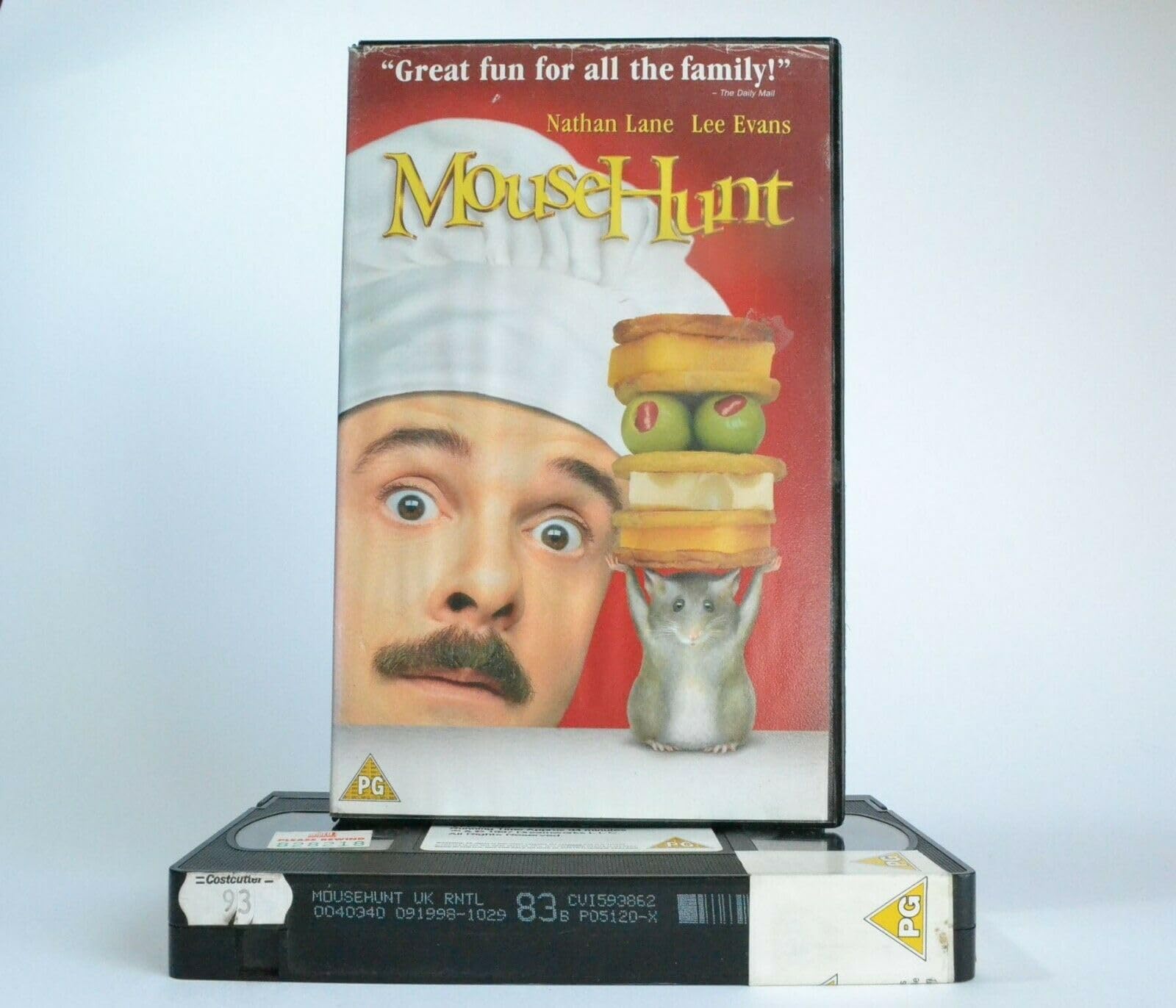 Mouse Hunt (1997): Dark Slapstick Comedy - Large Box Rental - N.Lane - Pal VHS