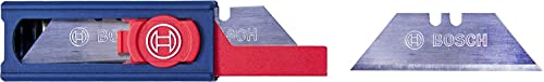 Bosch Professional Ten Replacement Blades for Folding Knife (incl. Trapezoid Blades, one-Hand Dispenser, Safety Transport Box)
