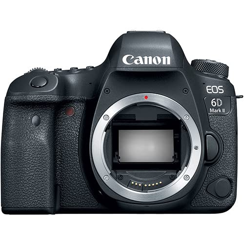 Canon EOS 6D Mark II DSLR Camera Canon EF 50mm f/1.8 STM+Canon EF 75-300mm f/4-5.6 III Lens 128 Gig SD Card+Backpack (23PC Kit)