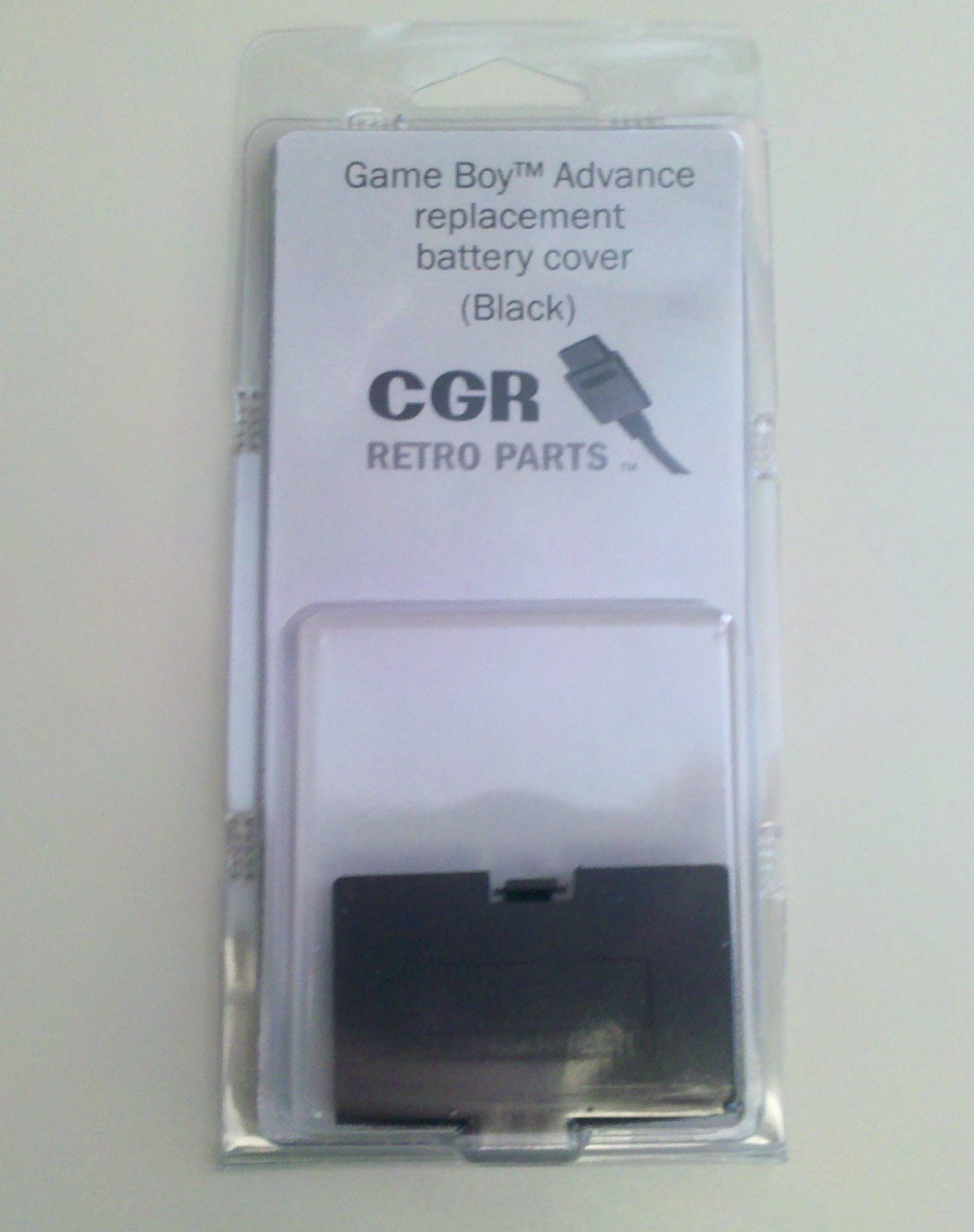 Game Boy Advance battery cover (black)