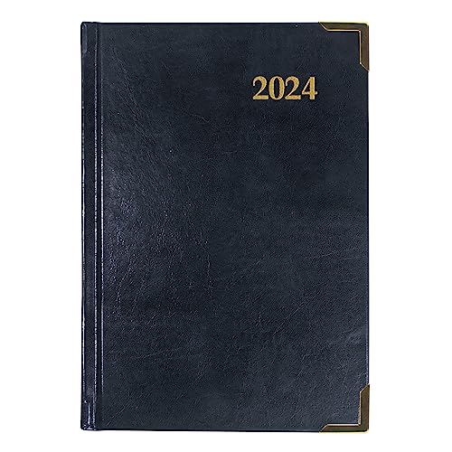 Brownline 2024 Executive Daily Planner, Appointment Book, 12 Months, January to December, Sewn Binding, 7.125" x 4.875", Trilingual, Assorted Colors (CBE504.ASX-24)