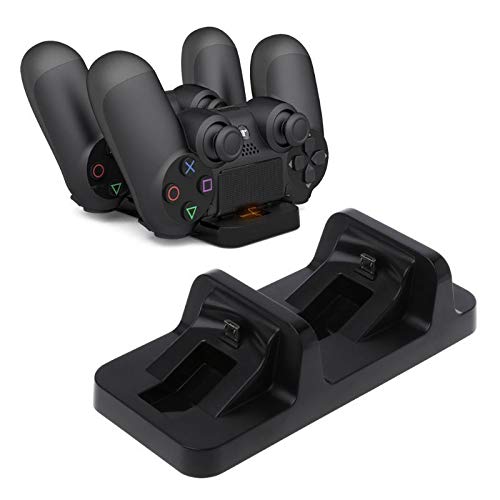 Dual USB Charging Dock Station Stand for PS4 4 Controller Handle Charger for PS4