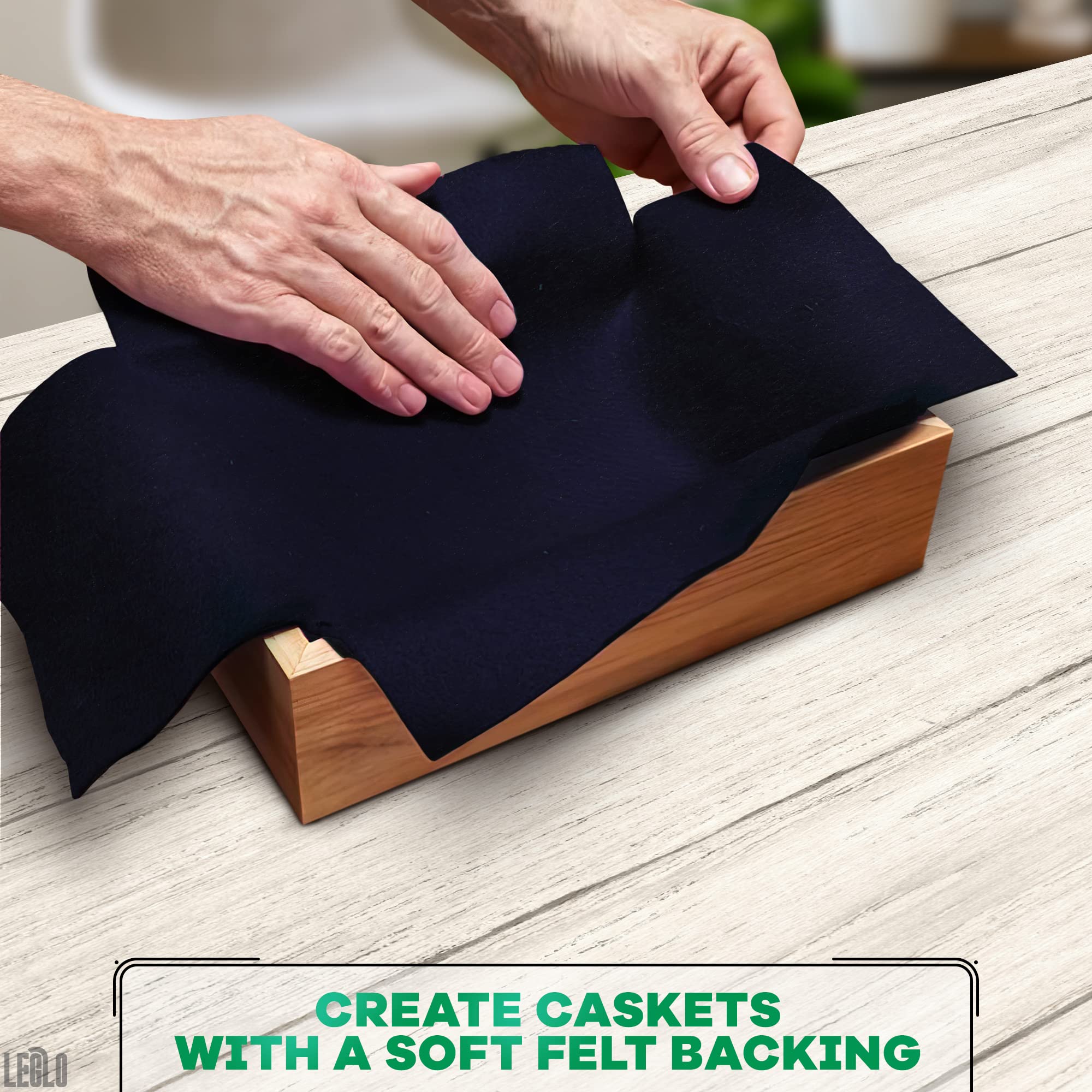Black Felt Sheets with Adhesive Backing - 12Pcs Sticky Felt Sheets Adhesive Backed Craft Supply Box Liner Jewelry Furniture Felt Fabric Sheets - A4 Size Art Craft Felt Sheets Adhesive Felt Sheets