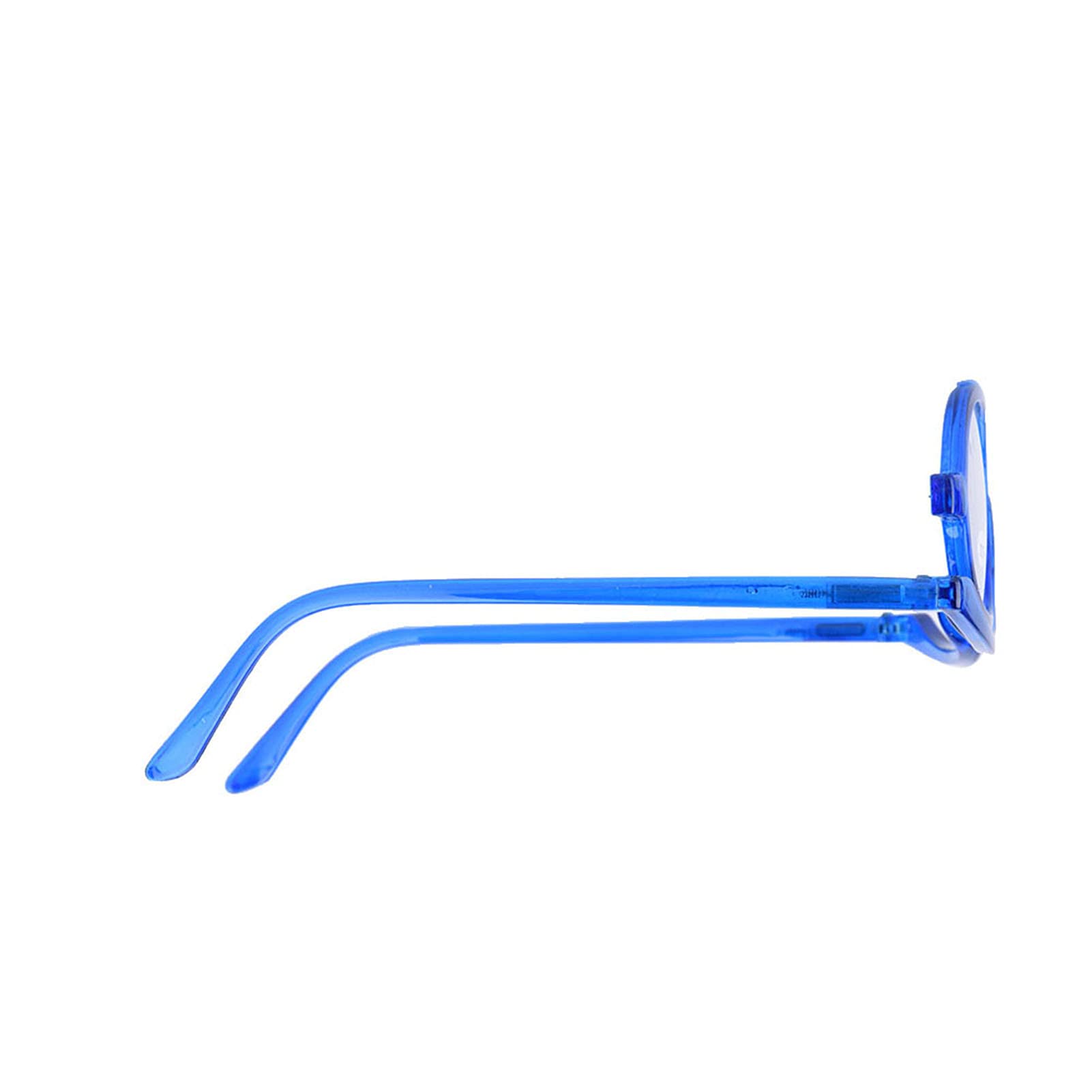 Brrnoo Eye Makeup Glasses, Make Up Makeup Glasses with Foldable, Magnify Eye Makeup Glasses Single Lens Rotating Glasses Women's Makeup Essential Tool(250 + blue)