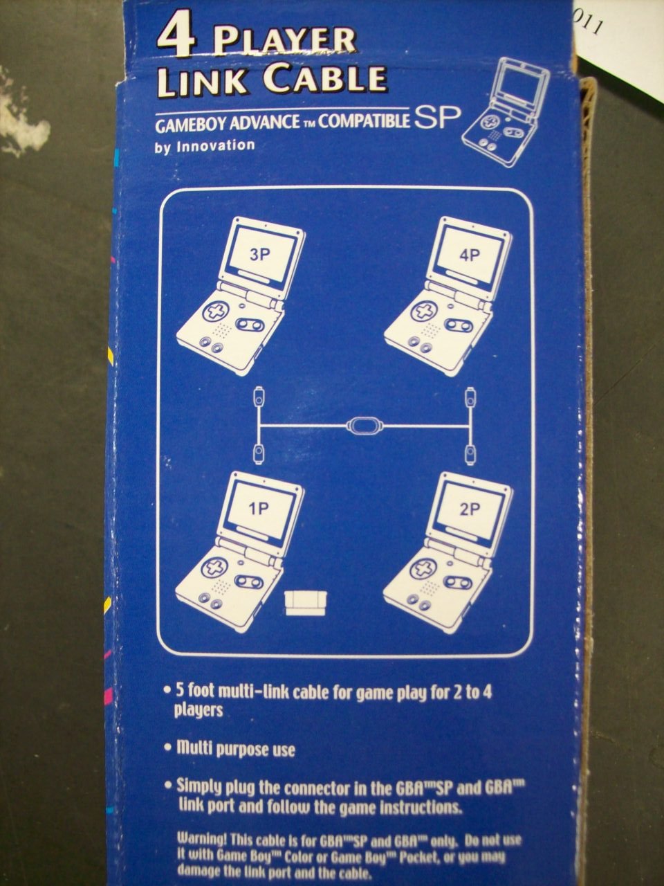 Gameboy Advance Innovation 2 & 4 Player Link Cable