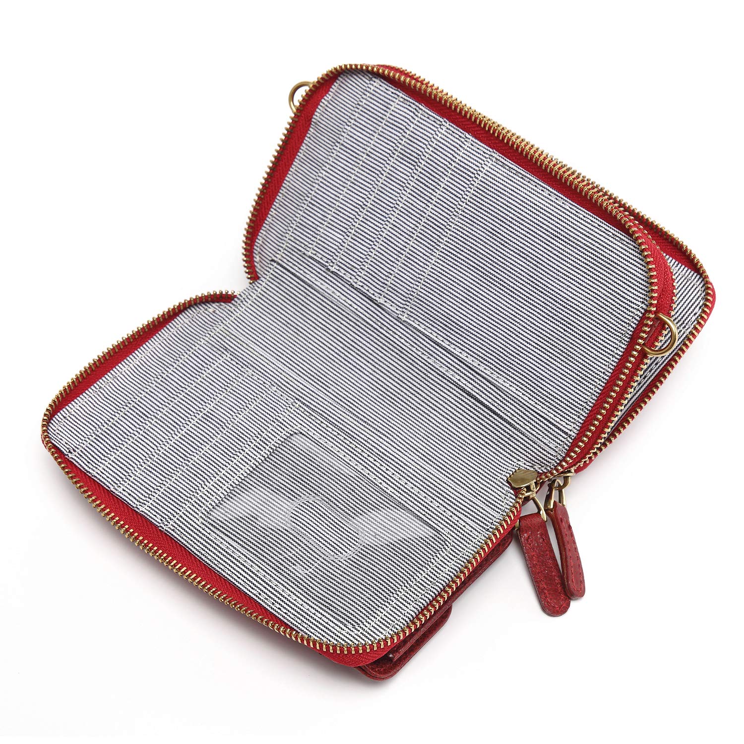 OLD TREND Genuine Leather Northwood Convertible Wallet (Red)