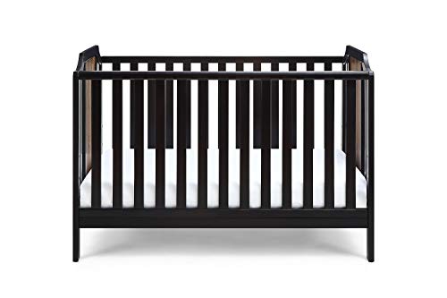 Suite Bebe Brees Convertible Island Crib in Black & Vintage Walnut