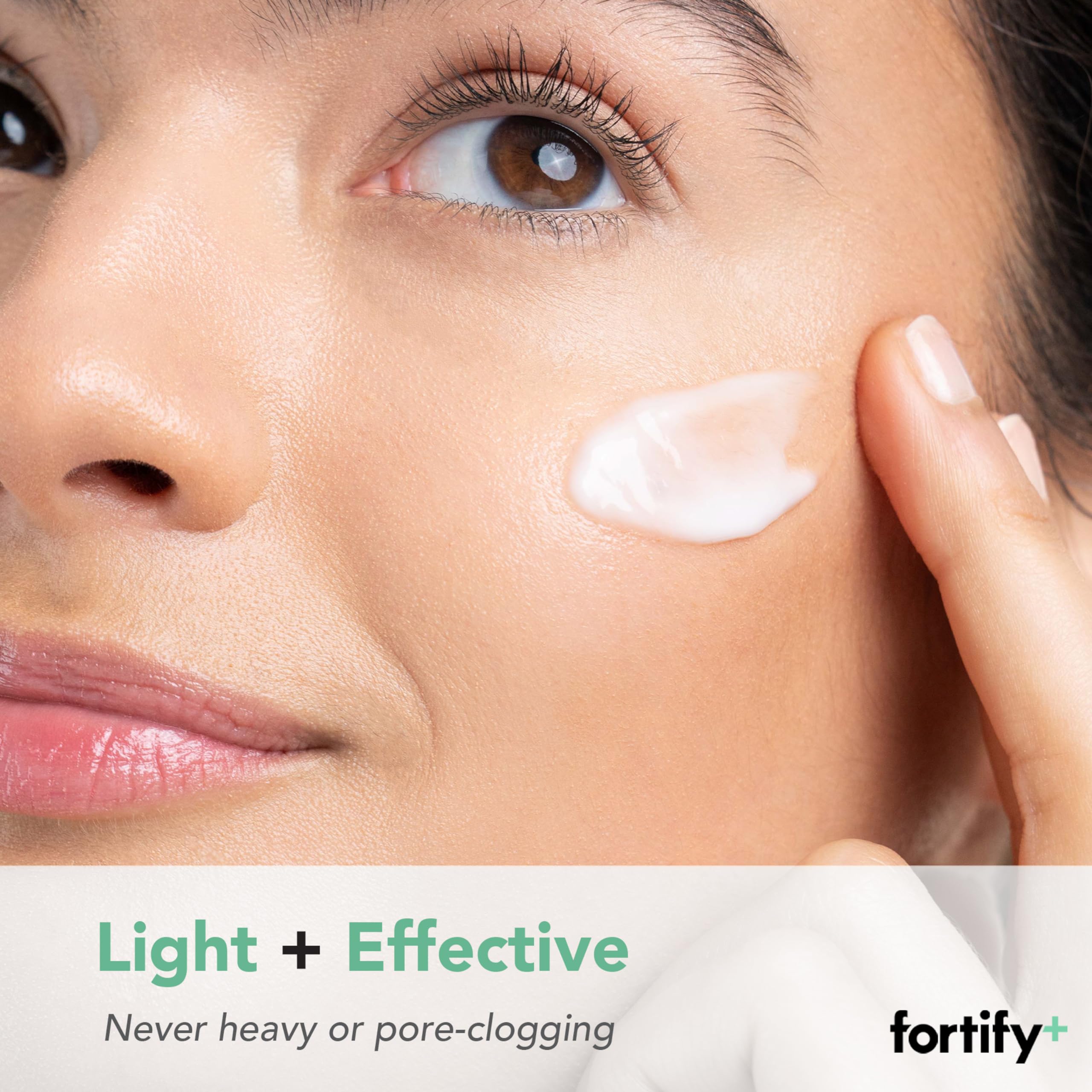 Fortify 9-in-1 Natural Skincare - Eye Cream - De-Puffing + Protecting | Helps Protect, Hydrate, & Refresh | Clean Beauty | Made in Korea - 30ML