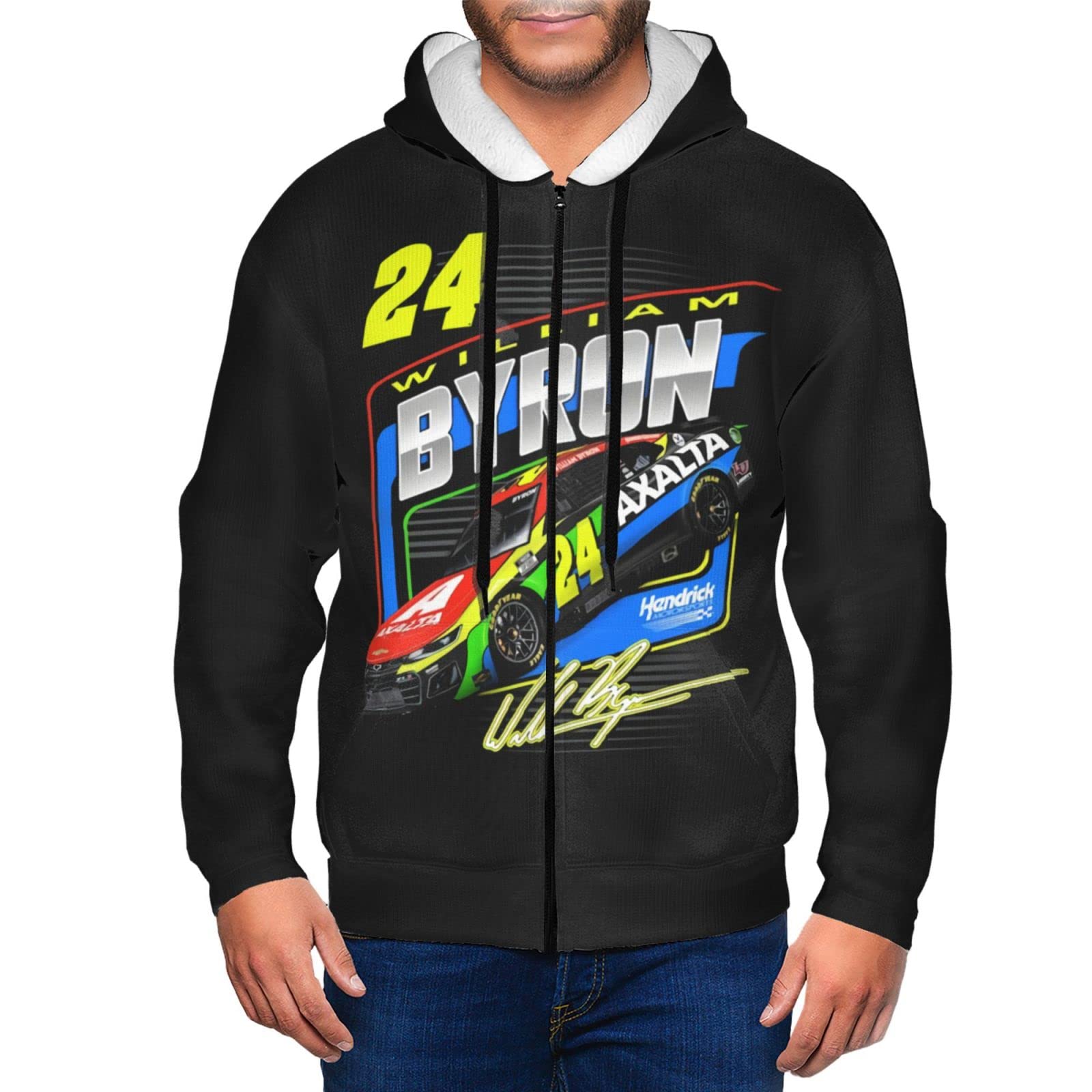 ASFRSH William Byron 24 Hoodies Zip Up Sweatshirts Thick Coats Hooded Jacket Hoodie Unisex Print Coat Jacket