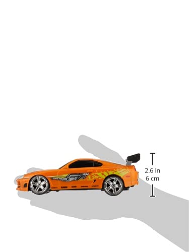 Fast & Furious 1:24 Brian's Toyota Supra RC Radio Control Car, Toys for Kids and Adults