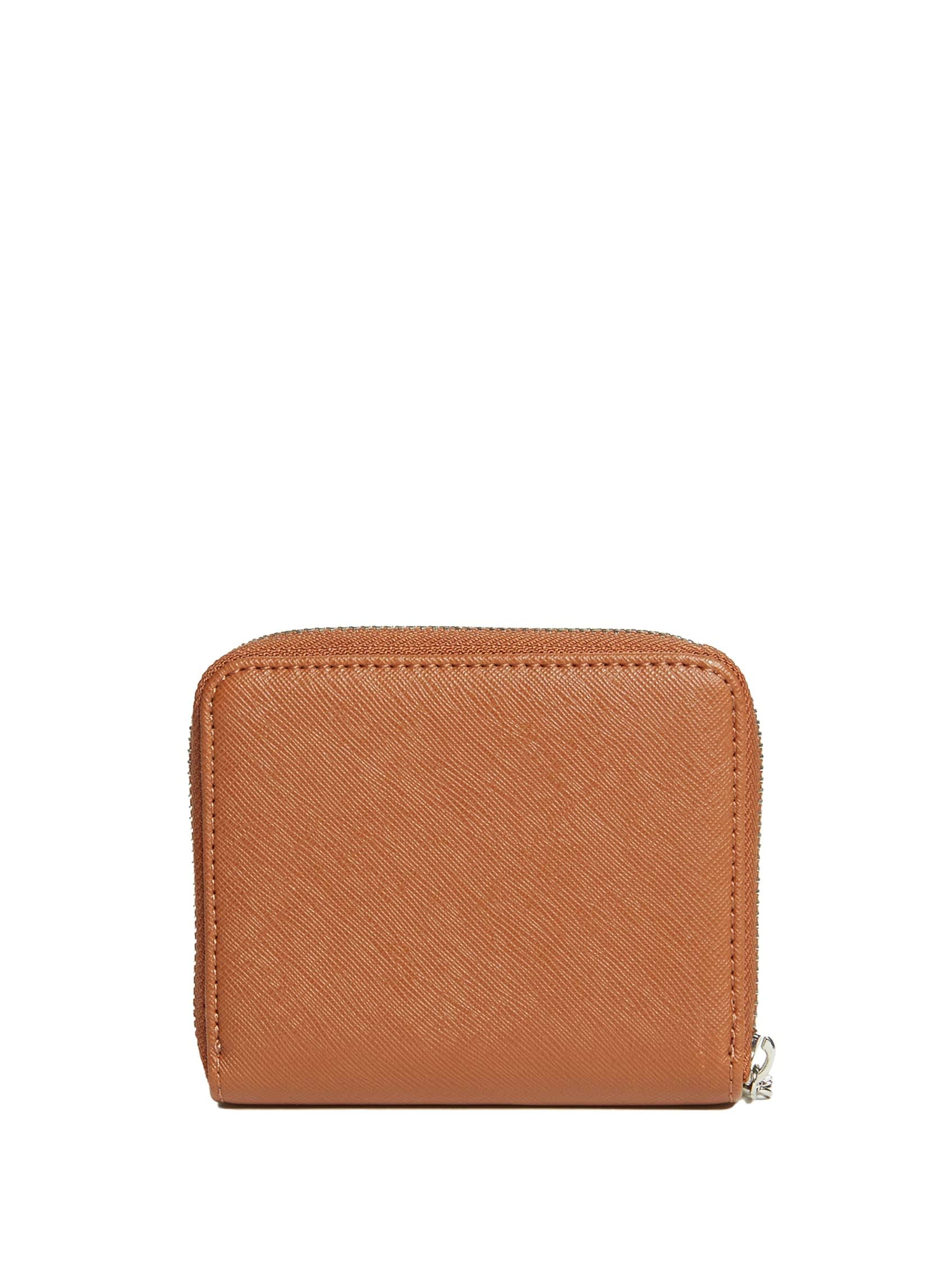 GUESS Factory Women's Abree Medium Saffiano Zip-Around Wallet