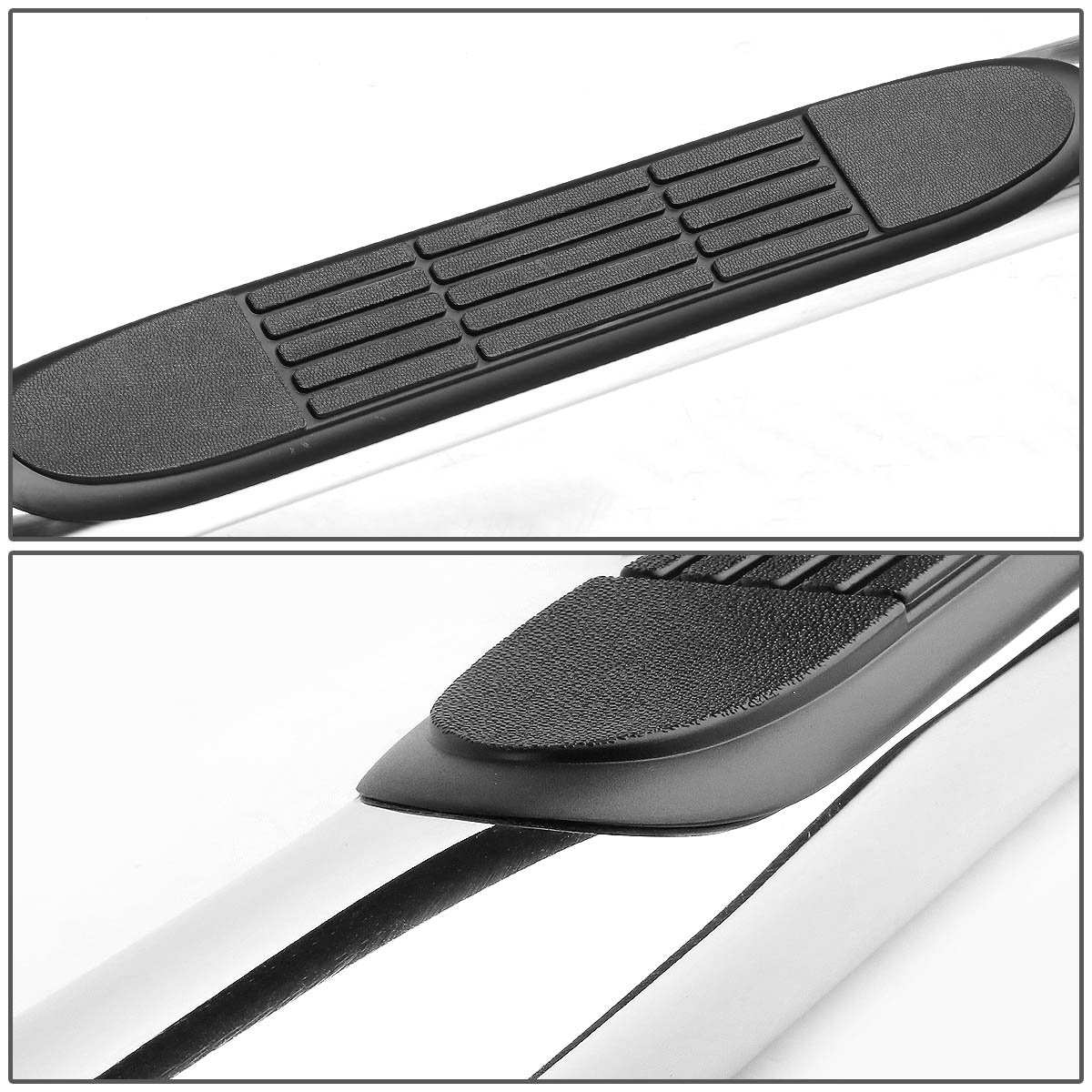 Auto Dynasty 3" Running Boards Compatible with 1999-2016 Ford F-250 350 450 550 Super Duty Crew Cab, Stainless Steel Nerf Bars, Polished Chrome Side Steps