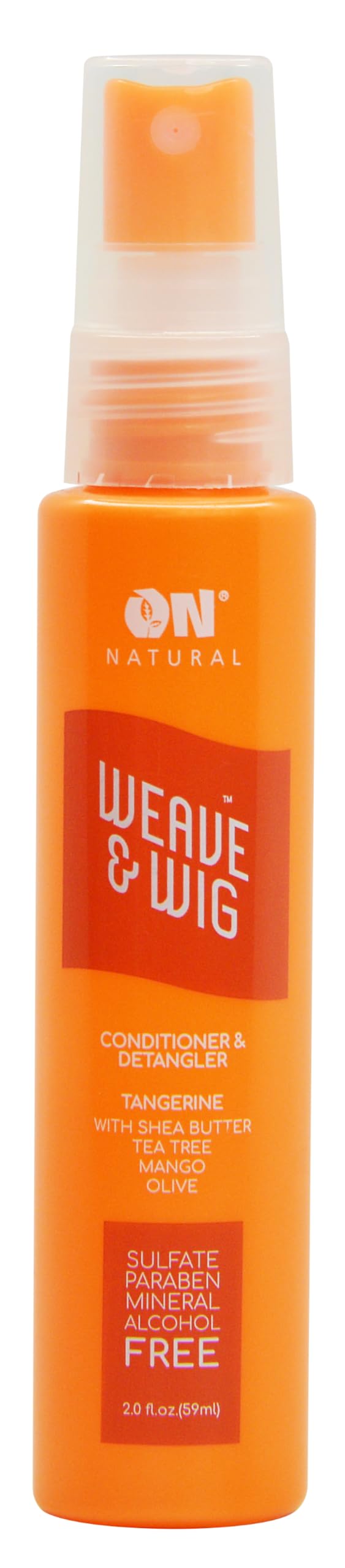 ON Organic Natural Premium Oil-Free Weave & Wig Conditioner & Detangler Tangerine 2.0 fl oz