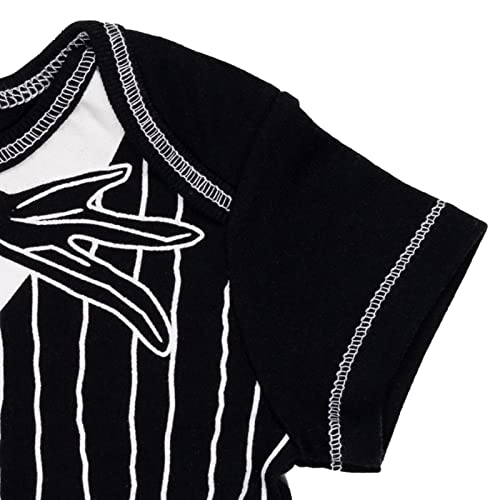Disney Nightmare Before Christmas Jack Skellington Newborn Baby Boys Cosplay Bodysuit and Hat Newborn