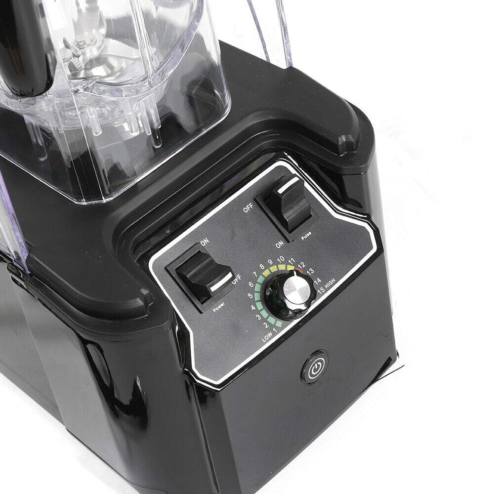 CNCEST Commercial Blender Juicer Mixer Smooth Ice Cream Maker Mixer Soy Milk Maker Mixer 2.2L 2200W Soundproof Blender Food Processor