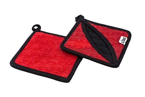 Lodge Manufacturing Company trivet/potholder, 1 Count, Red/Black