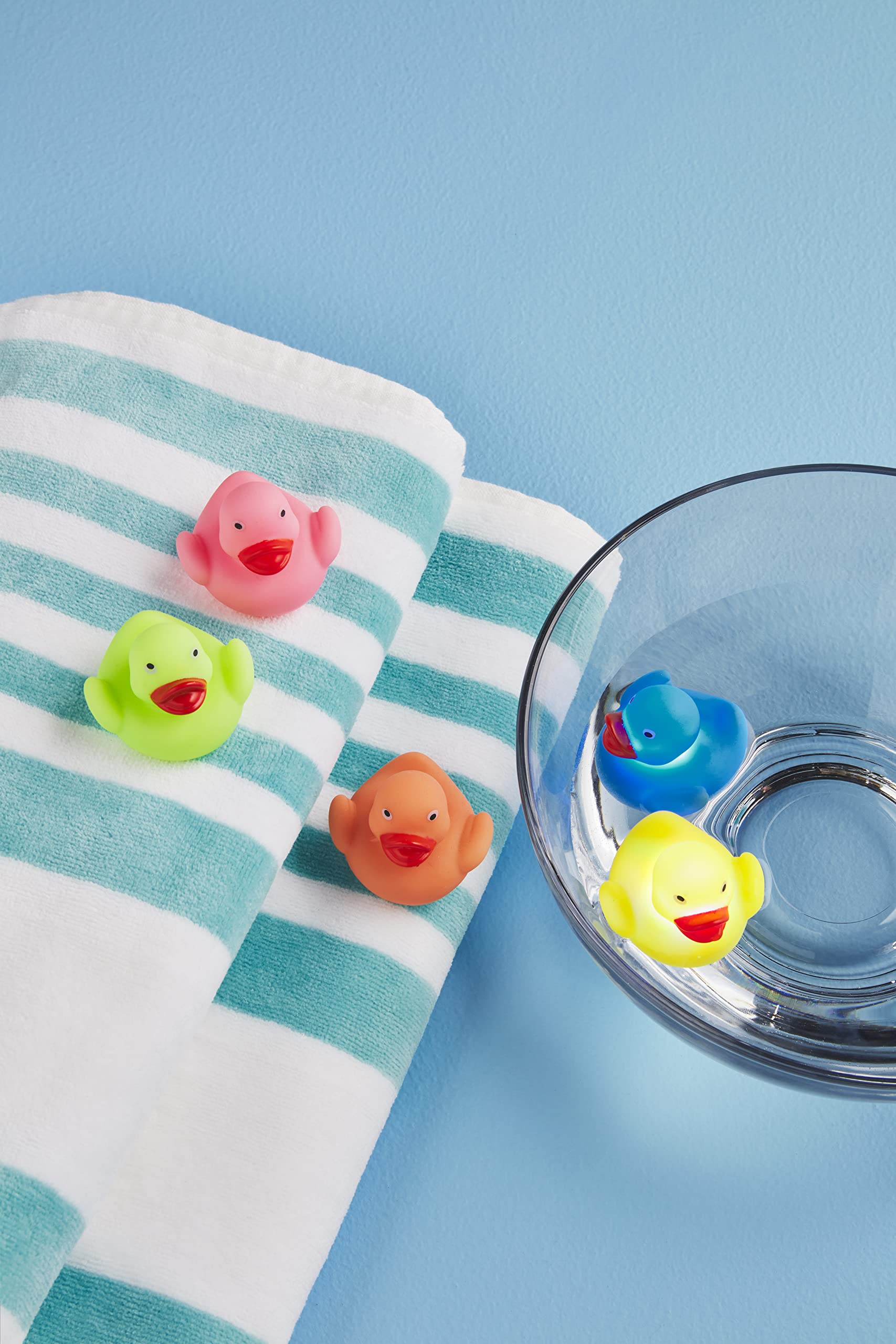 Mud Pie Children's Light-Up Duck Bath Toy Set