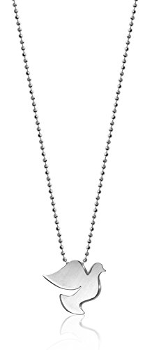 Alex Woo "Little Faith" Sterling Silver Dove Pendant Necklace, 16"