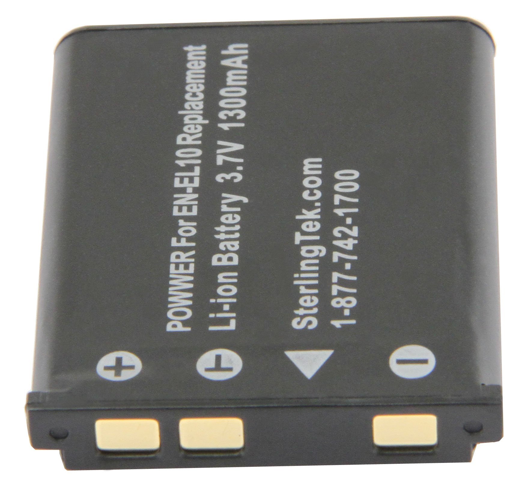STK EN-EL10 Battery for Nikon Coolpix S3000, S4000, S220, S570, S210, S230, S60, S205, S80, S200, S600, S5100, S520, S700, S500, S510