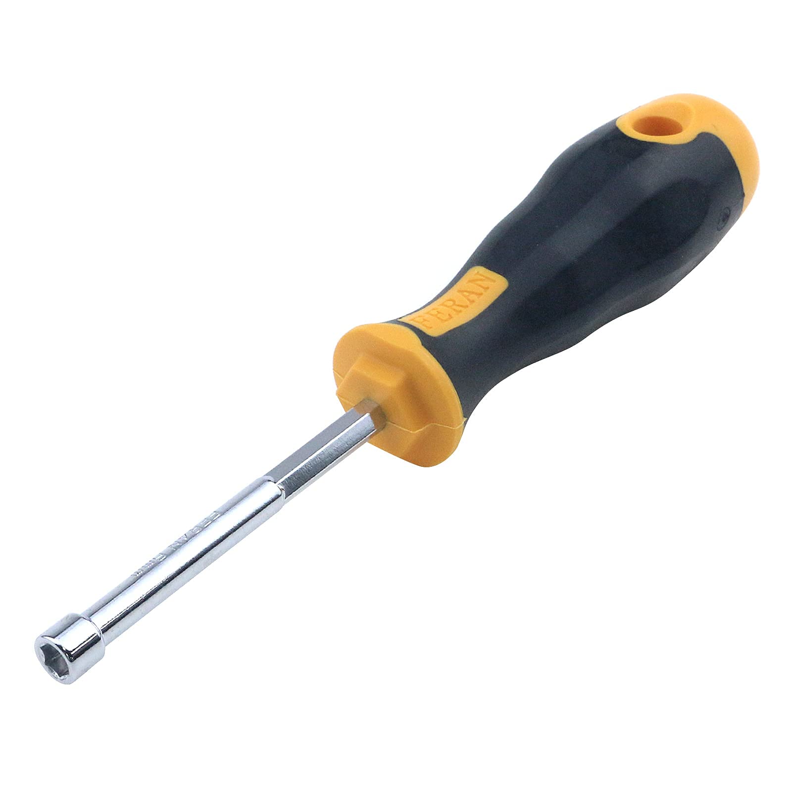 Antrader 6mm Nut Driver, High-carbon Steel Hex Nut Key Hand Tool Screwdriver