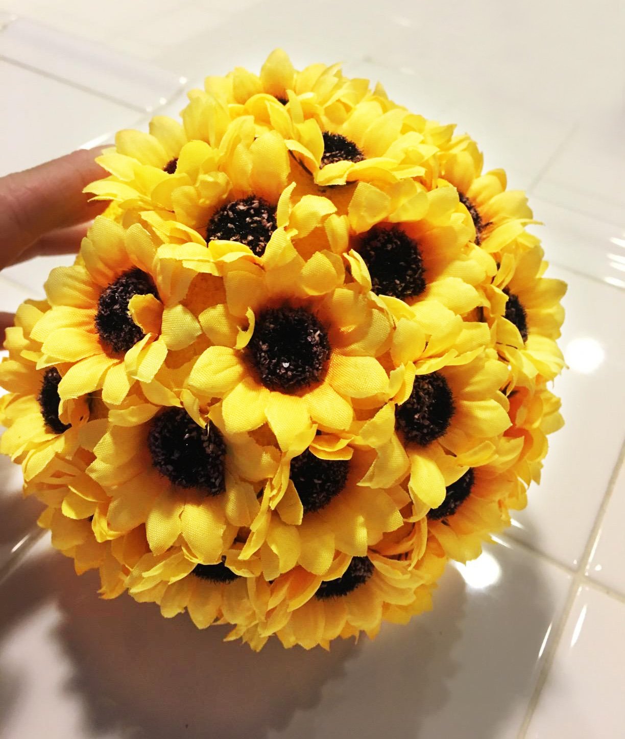 KINWELL 100pcs Mini Artificial Silk Yellow Sunflower Heads 1.8" Fabric Floral for Home Decoration Wedding Decor, Bride Holding Flowers,Garden Craft Art Decor